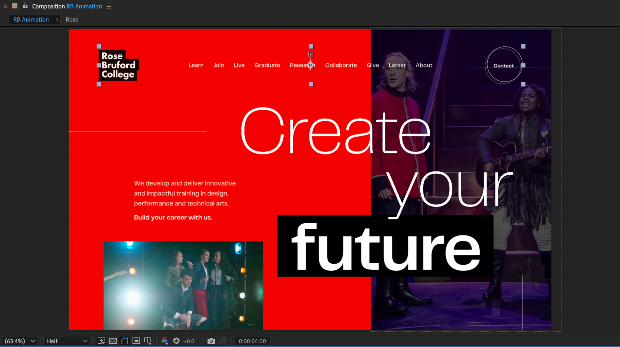 Creating website animations using Adobe After Effects - The Web Kitchen