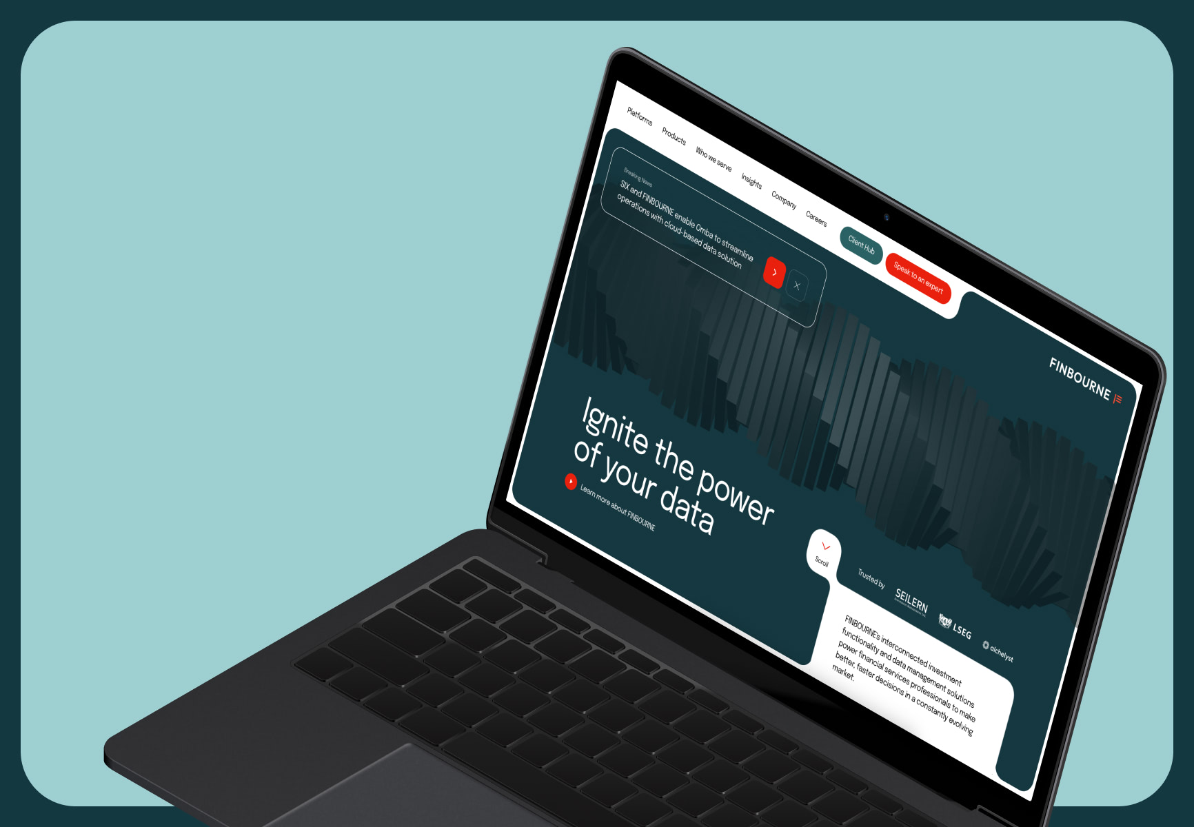 Web design portfolio - The Web Kitchen